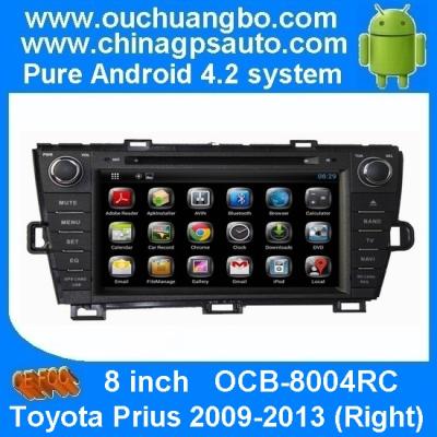China Ouchuangbo Car Multimedia Kit for Toyota Prius 2009-2013 (Right) Android 4.2 DVD 3G Wifi USB iPod OCB-8004RC for sale