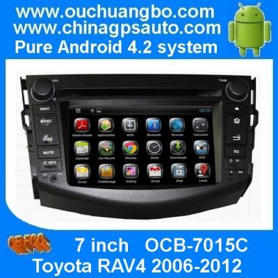 China Ouchuangbo Auto DVD Stereo for Toyota RAV4 2006-2012 3G Wifi GPS Navi Radio Player Android 4.2 System OCB-7015C for sale