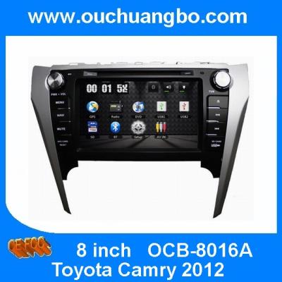 China Ouchuangbo Car DVD Nav Multimedia Player GPS for Toyota Camry 2012 USB GPS Stereo Radio OCB-8016A for sale