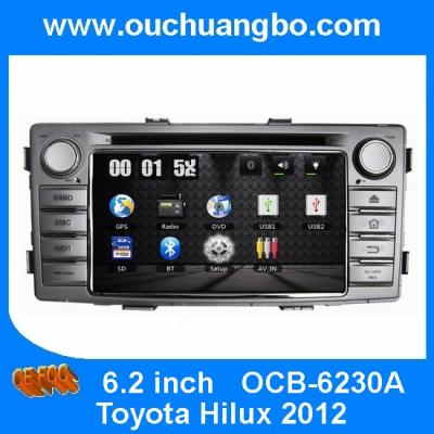 China Ouchuangbo Car DVD Nav Audio Radio Player for Toyota Hilux 2012 USB iPod GPS System OCB-6230A for sale