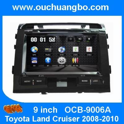 China Ouchuangbo Car DVD Radio Player for Toyota Land Cruiser 2008-2010 GPS Navigation USB RDS iPod OCB-9006A for sale