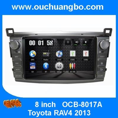 China Ouchuangbo Wholesale Car GPS Sat Nav USB iPod DVD Audio Player Toyota RAV4 2013 OCB-8017A for sale