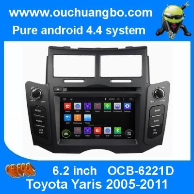 China Ouchuangbo Auto Stereo DVD Player for Toyota Yaris 2005-2011 Android 4.4 GPS Navigsioton i for sale