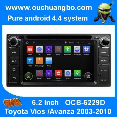 China Ouchuangbo Car GPS Navigation Stereo Radio for Toyota Vios /Avanza 2003-2010 Android 4.4 for sale