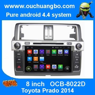 China Ouchuangbo Car Radio GPS Navigation Stereo Android 4.4 System for Toyota Prado 2014 DVD Multimedia Kit OCB-8022D for sale