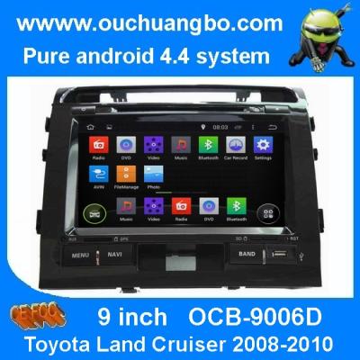 China Ouchuangbo Car Stereo GPS Sat Nav Media Player for Toyota Land Cruiser 2008-2010 Pure Android 4.4 System OCB-9006D for sale