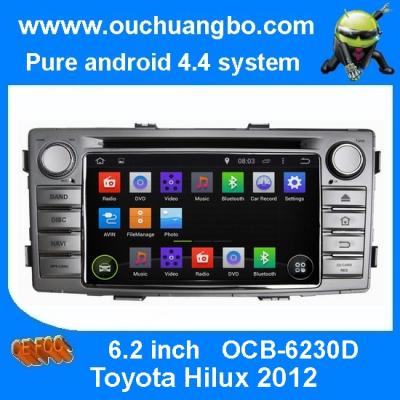 China Ouchuangbo Car Radio DVD Android 4.4 System for Toyota Hilux 2012 GPS Navigation Stereo Multimedia Kit iPod OCB-6230D for sale
