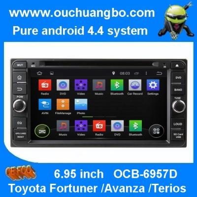 China Ouchuangbo Car DVD Stereo Multimedia Kit for Toyota Fortuner /Avanza /Terios Android 4.4 System OCB-6957D for sale