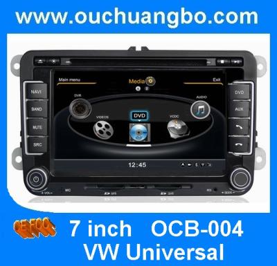 China Ouchuangbo 800*480 HD resolution car auto dvd for VW Universal with 3G/Wifi hot selling OCB-004 for sale