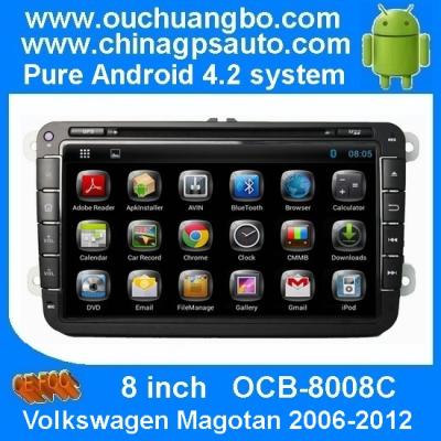 China Ouchuangbo Car Stereo DVD Radio Player for Volkswagen Magotan 2006-2012 Dual Core 1G CPU Bluetooth OCB-8008C for sale