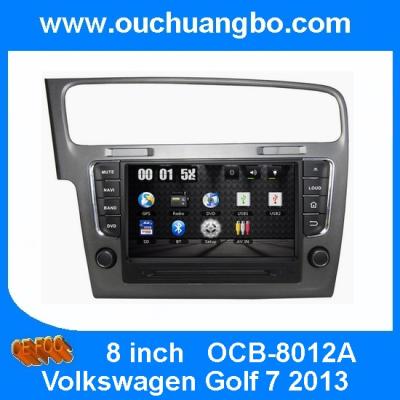 China Ouchuangbo Car Stereo DVD GPS Navigation for Volkswagen Golf 7 2013 iPod Mp3 Media Player OCB-8012A for sale