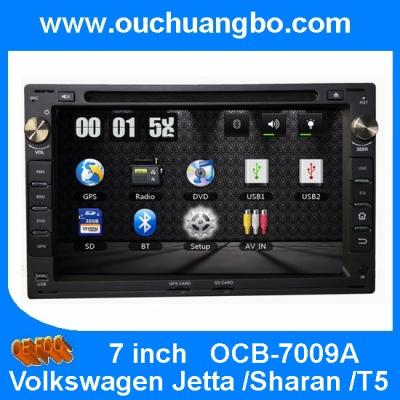 China Ouchuangbo Car GPS DVD Multimedia Kit Volkswagen Jetta /Sharan /T5 Radio RDS iPod OCB-7009A for sale