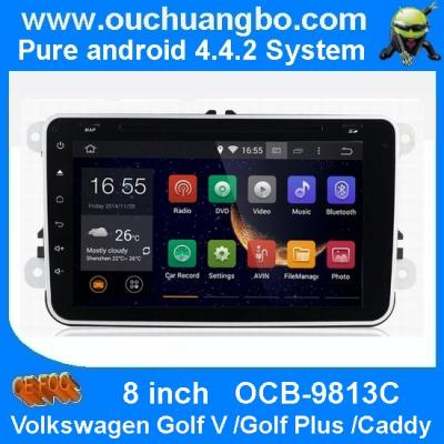 China Ouchuangbo Pure Android 4.4 DVD Radio Video Stereo BT USB for Volkswagen Golf MK5 /Caddy / for sale