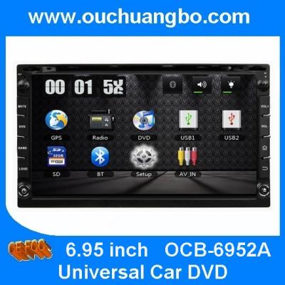 China Ouchuangbo GPS Navi Radio Player for Universal Car DVD RDS iPod USB OCB-6952A for sale