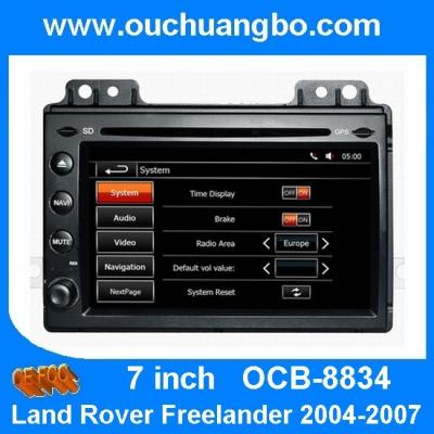 China Ouchuangbo audio DVD gps navi Land Rover Freelander 2004-2007 support AUX USB for sale