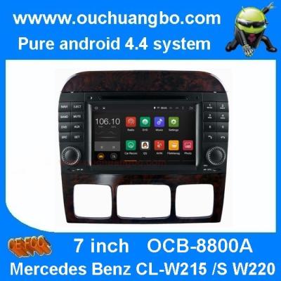 China Ouchuangbo Mercedes Benz W220  S550 S600 S350 S400 S280 audio dvd gps DVD android 4.4 OS for sale