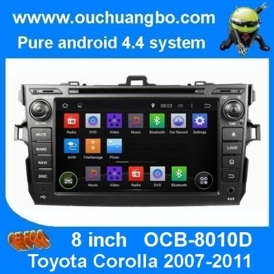 China Ouchuangbo autoradio DVD stereo navi Toyota Corolla 2007-2011 3G wifi bt MP3 android 4.4 for sale