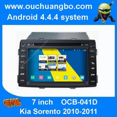 China Ouchuangbo car dvd gps stereo Kia Sorento 2010-2011 android 4.4 S160 support iPod USB 1080 for sale