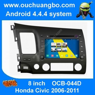 China Ouchuangbo Honda Civic 2006-2011 S160 car DVD gps navigaton WIFI CD USB android 4.4 OS for sale