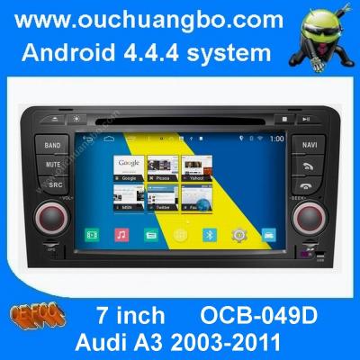 China Ouchuangbo S160 Audi A3 GPS radio stereo navi support 3G WIFI BT phone book android 4.4 OS for sale
