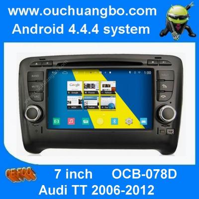 China Ouchuangbo Audi TT 2006-2012 multimedia gps radio S160 platform with BT phonebook AUX navi for sale