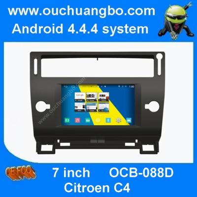 China Ouchuangbo S160 car DVD GPS radio S160 Citroen C4 with 4 core 3G WIFI 1024*600 android 4.4 for sale