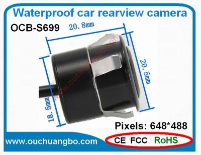 China Ouchuangbo 656*462 resolution 170 degree unvieral warterproof rear camera for sale
