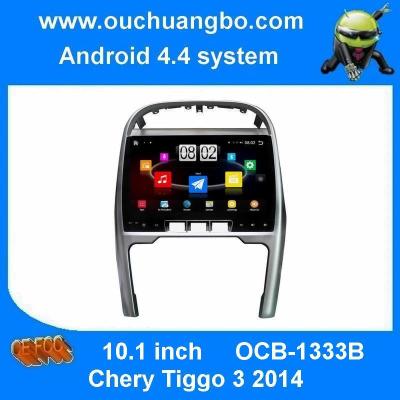 China Ouchuangbo Big Screen Android 4.4 System Car Radio for Chery Tiggo 3 2014 GPS Navi Bluetooth SWC Radio mirror link for sale