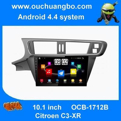 China Ouchuangbo 10. inch android 4.4 DVD radio system for Citroen C3-XR Fit car radio gps with gps 3g wifi for sale