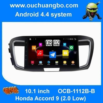 China Ouchuangbo android 4.4 for Honda Accord 9 (2.0 Low) car DVD Audio Stereo 3G Wifi BT for sale