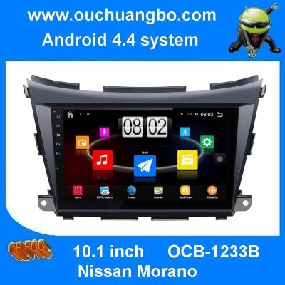 China Ouchuangbo android 4.4 car multimedia for Nissan Morano with USB BT AUX 1024*600 high quality for sale