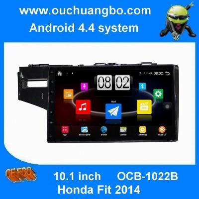 China Ouchuangbo Android 4.4 Car PC Stereo video DVD Player for Honda Fit 2014 Supoort Quad Core 16G HD 800*480 free shipping for sale
