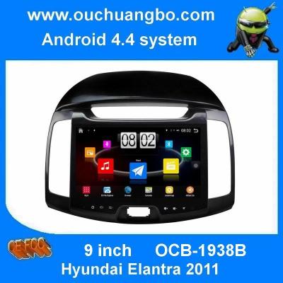 China Ouchuangbo 9 inch big screen Android 4.4 car gps navigation system for Hyundai Elantra 2011 for sale