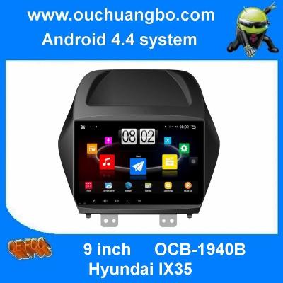 China Ouchuangbo Quad Core 16G HD 800*480 free shipping for Hyundai IX35 car navi dvd player android 4.4 system for sale