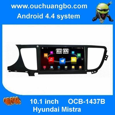 China Ouchuangbo android 4.4 car auto radio stereo gps navi for Hyundai Mistra support 3G wifi BT16G HD 800*480 free shipping for sale