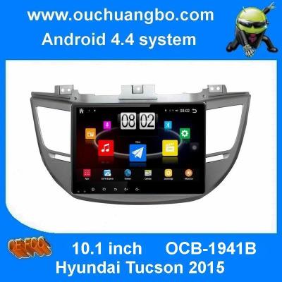 China Ouchuangbo pure android 4.4 DVD stereo radio Bluetooth SWC for Hyundai Tucson 2015 with 3G wifi HD 800*480 for sale