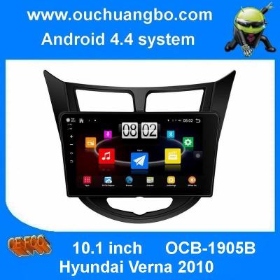 China Ouchuangbo android 4.4 for Hyundai Verna 2010 with car radio dvd stereo 3g wifi 800*480 free shipping for sale