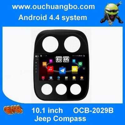 China Ouchuangbo Quad core 1024*600 big screen Car DVD Player GPS Navigation In dash android 4.4 for Jeep Compass for sale