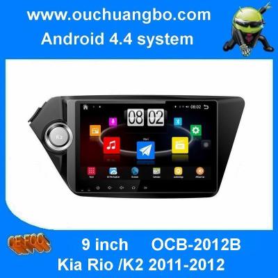 China Ouchuangbo Big Screen Android4.4 for Kia K2 Car Media Radio Stereo GPS Navigation Multimedia HD 800*480 free shipping for sale