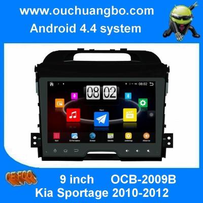 China Ouchuangbo 9 inch big screen Android 4.4 car gps navigation DVD player for Kia Sportage 2010-2012 for sale