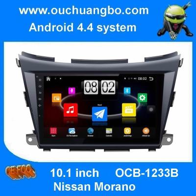 China Ouchuangbo For Wholesale 10.1 inch big capacitive touch screen Android 4.4 Nissan Morano with gps radio multimedia for sale