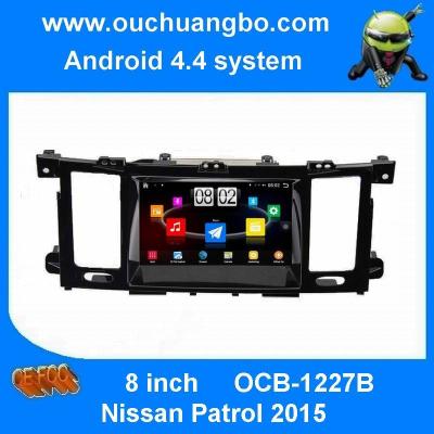 China Ouchuangbo car media video stereo android 4.4 Nissan Patrol 2015 support Quad Core CPU GPS Mirror Link SWC BT for sale