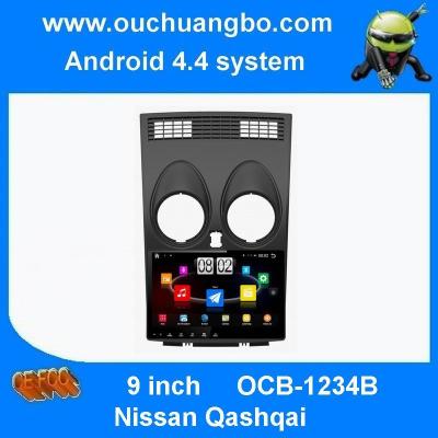 China Ouchuangbo car radio gps navi big screen android 4.4 Nissan Qashqai Cortex A9 Quad Core 1024*600 BT SWC for sale