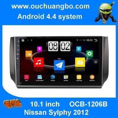 China Ouchuangbo In-dash car radio dvd player android 4.4 for Nissan Sylphy 2012 with gps navigation wifi 3g SWC for sale