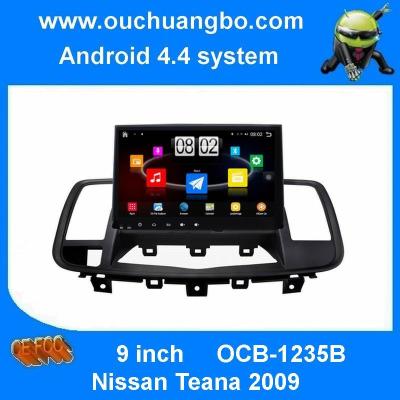 China Ouchuangbo car stereo head unit android 4.4 for Nissan Teana 2009 with 1024*600 Bluetooth SWC USB Can Bus for sale