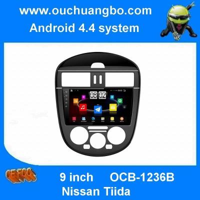 China Ouchuangbo pure android 4.4 system for Nissan Tiida support car multimedia gps navi dvd radio BT SWC for sale