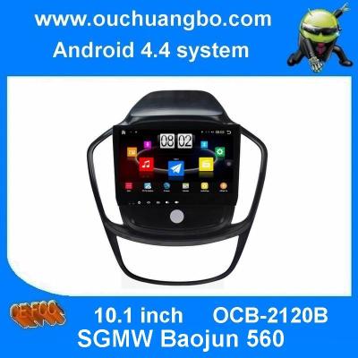 China Ouchuangbo car audio stereo gps android 4.4 system for SGMW Baojun 560 with 1024*600 Capacitve screen 3g wifi BT USB for sale