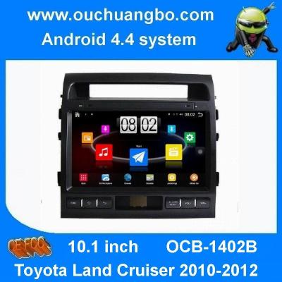 China Ouchuangbo car video dvd player android 4.4 for Toyota Land Cruiser 2010-2012 Support 4*45 Watts amplifier 3g wifi BT for sale
