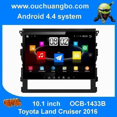 China Ouchuangbo car stereo dvd multimedia android 4.4 for Toyota Land Cruiser 2016 with 1024*600 DDR3 1GB BT 3g wifi for sale
