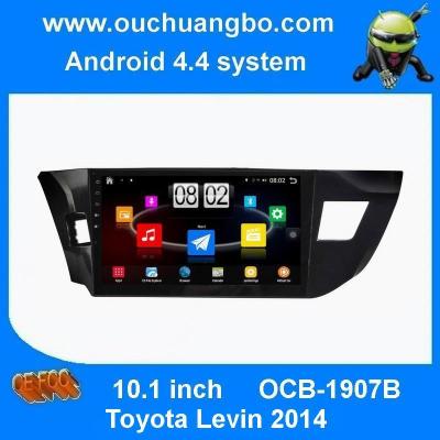 China Ouchuangbo car multi media pure android 4.4 for Toyota Levin 2014 support gps navi AUX  USB for sale
